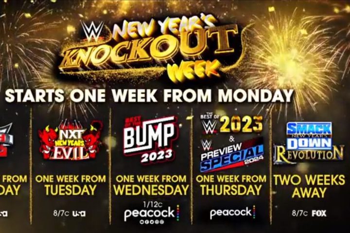 WWE Unveils Jam-Packed Schedule For The First Week Of 2024 - Sacnilk